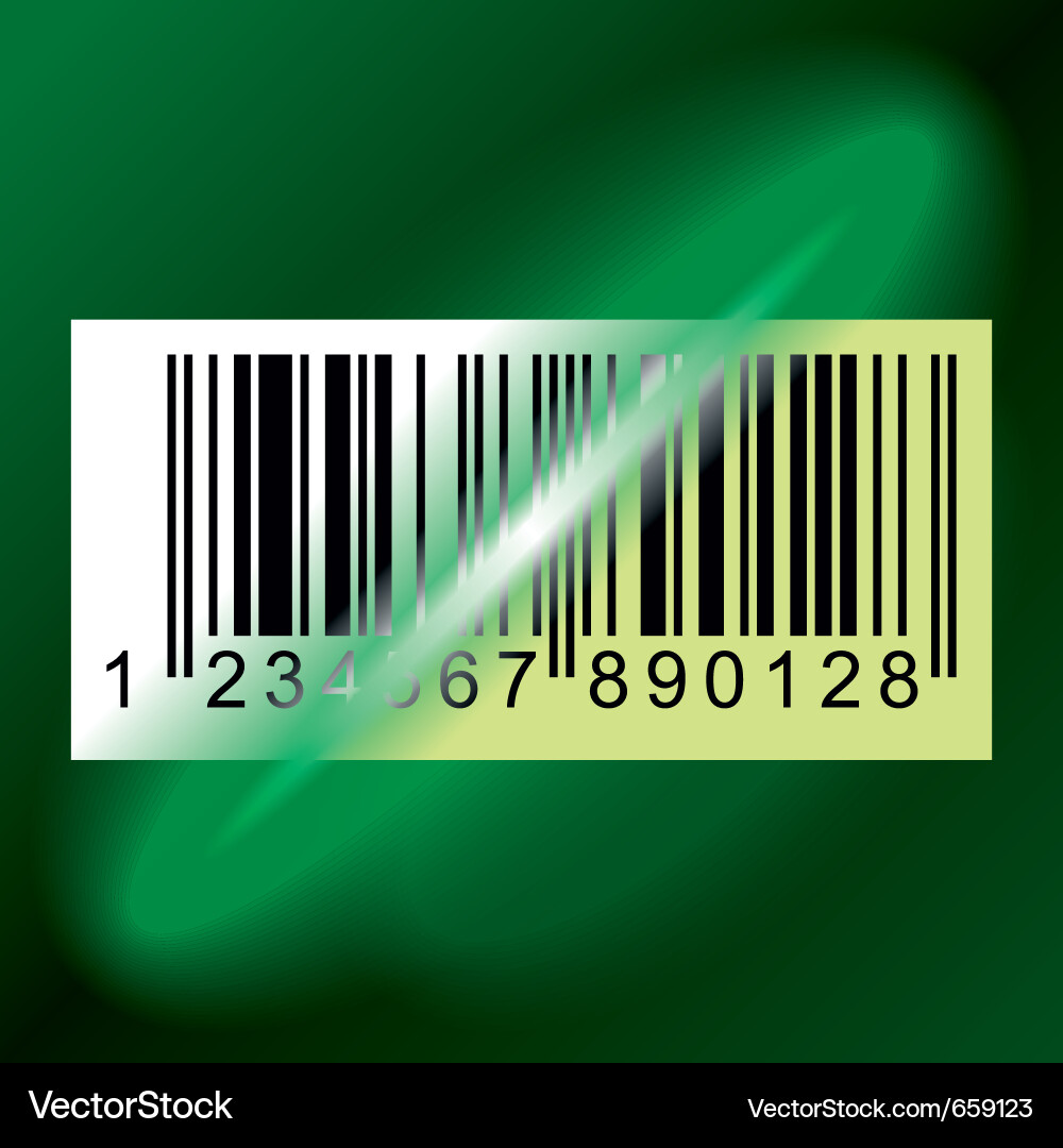Barcode label Royalty Free Vector Image - VectorStock