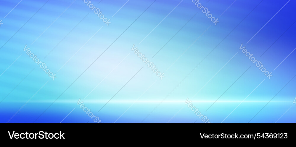 Blue gradient studio background with limbo light Vector Image