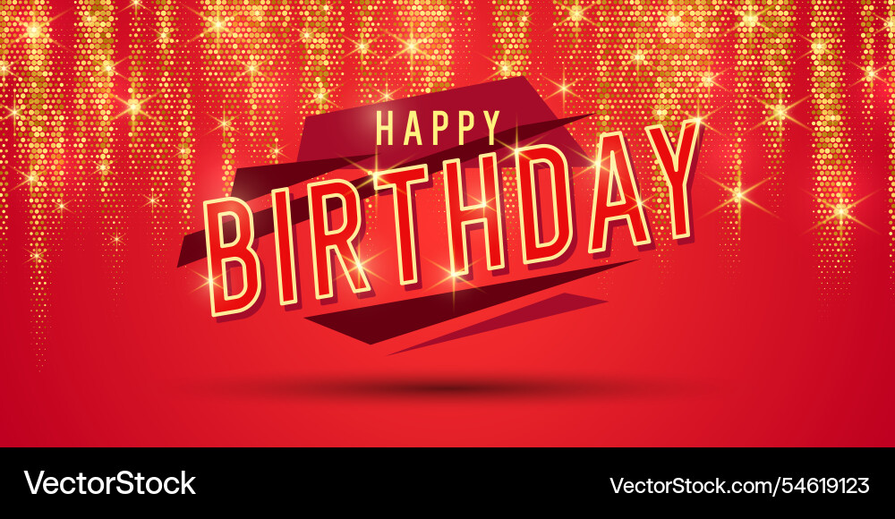 Modern lettering happy birthday inscriptions for Vector Image