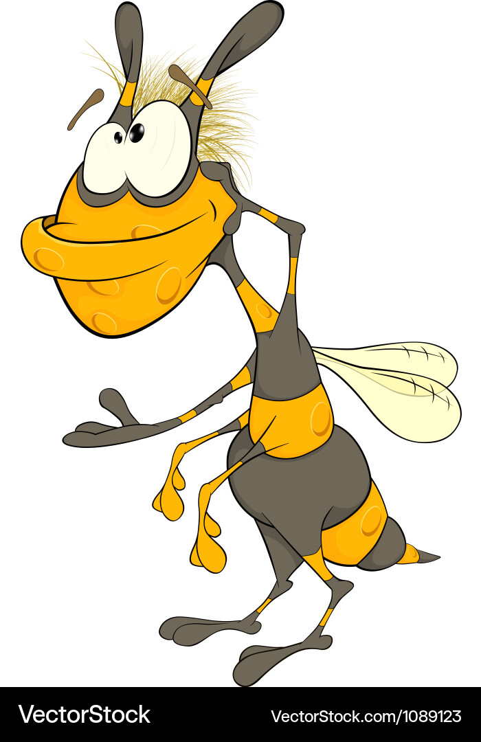 Wasp Royalty Free Vector Image - VectorStock