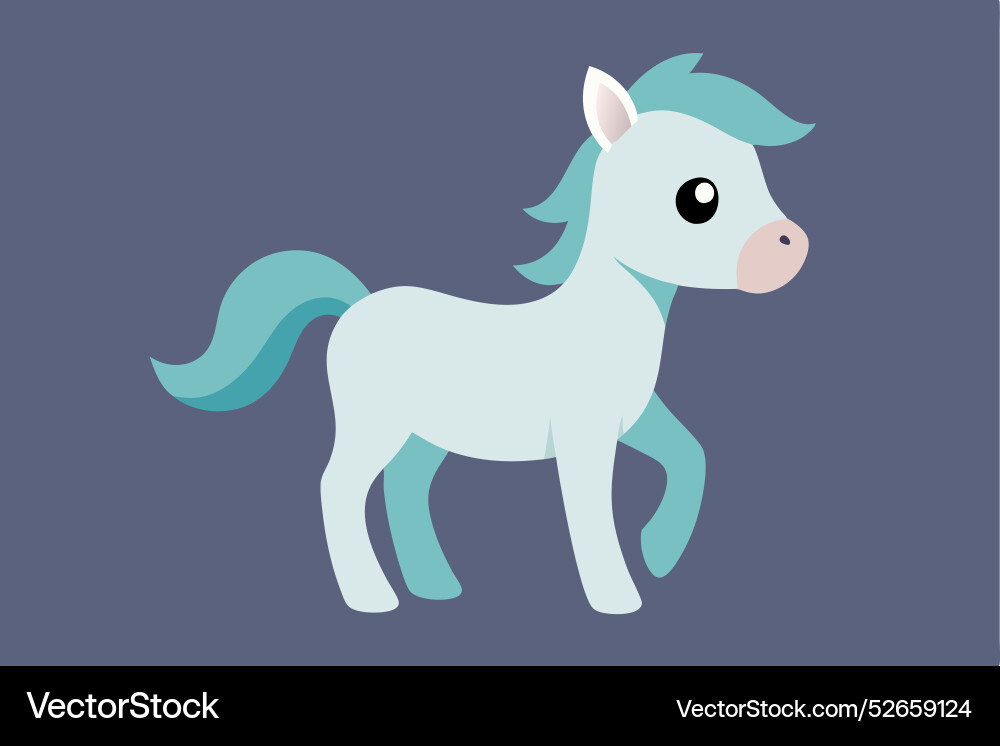 Cute horse Royalty Free Vector Image - VectorStock