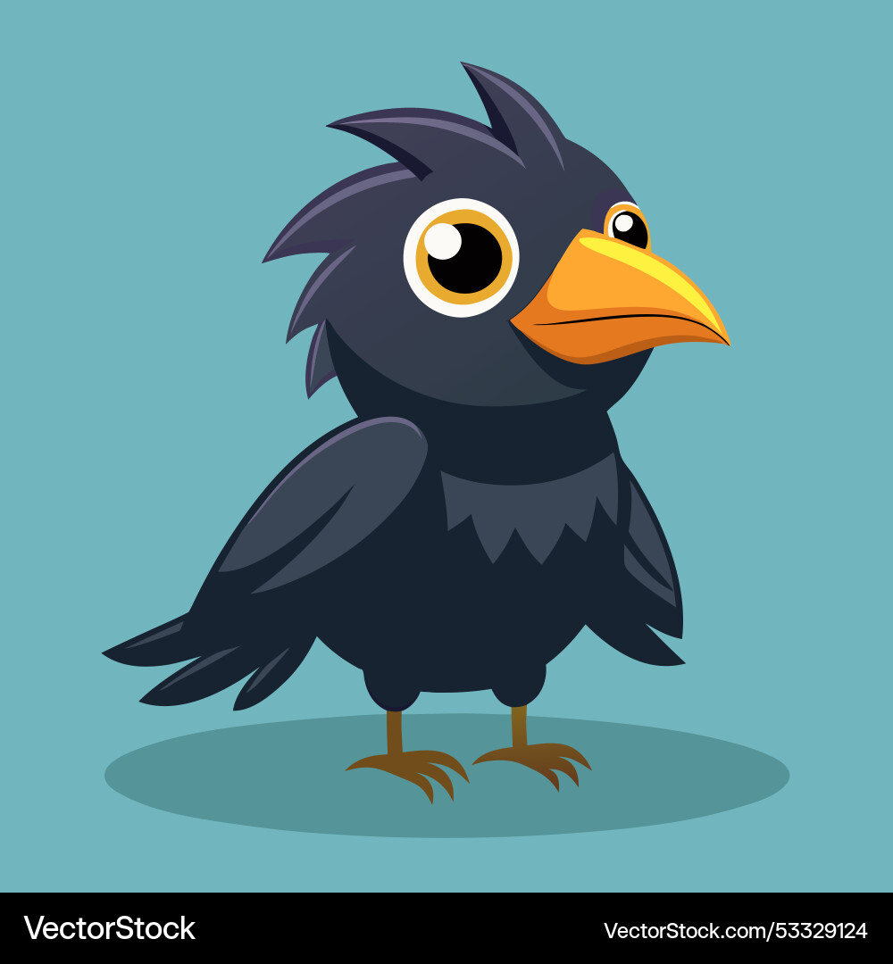 Print crow clipart Royalty Free Vector Image - VectorStock