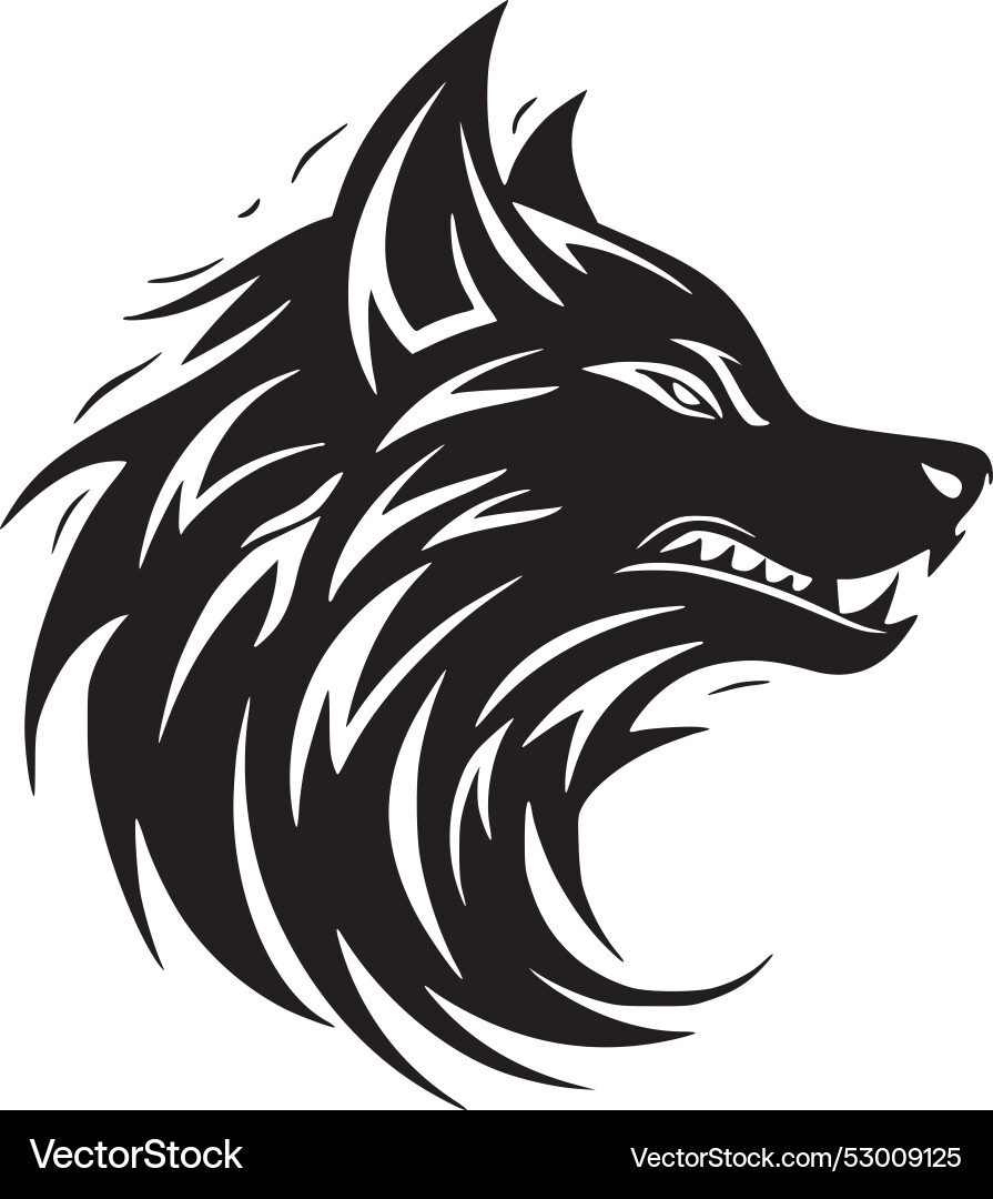 Wolf - high quality logo ideal for t-shirt Vector Image