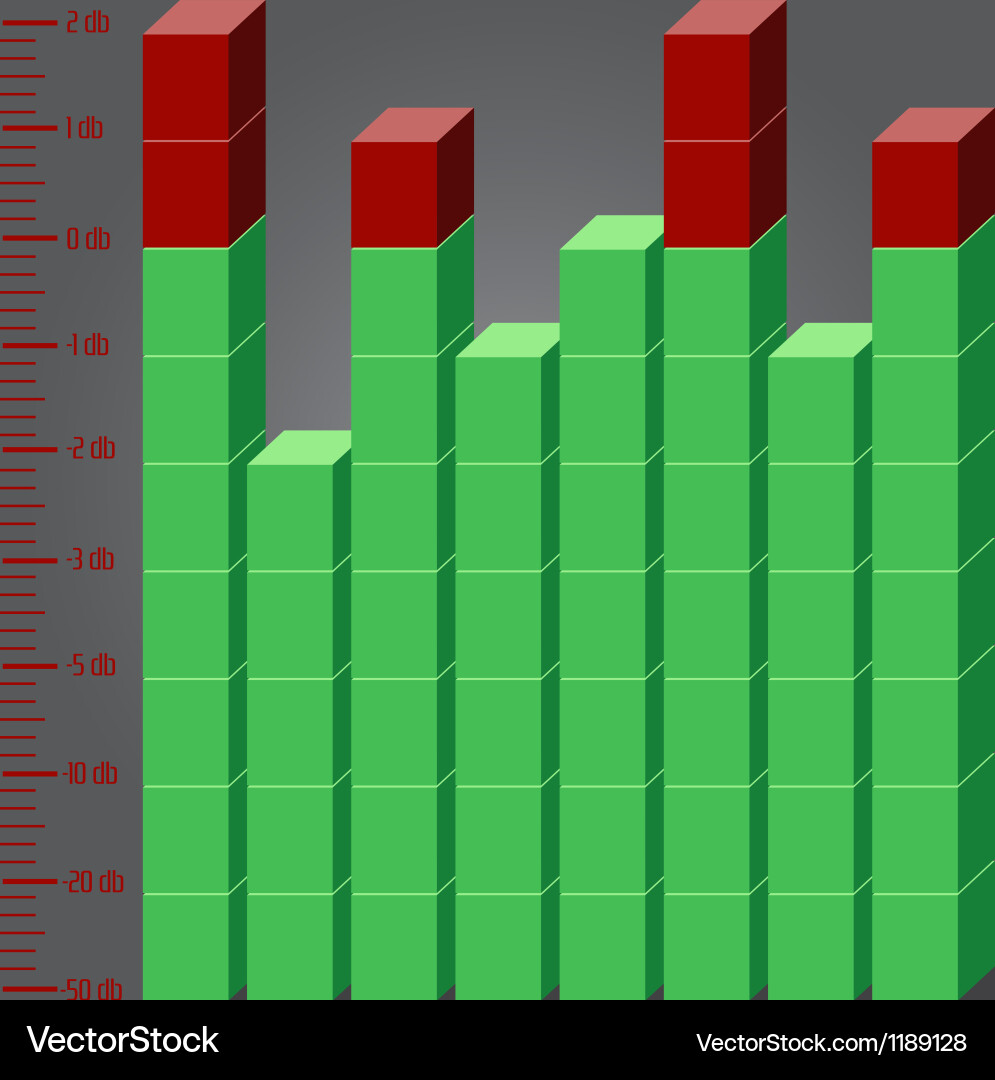 Pixel equalizer Royalty Free Vector Image - VectorStock
