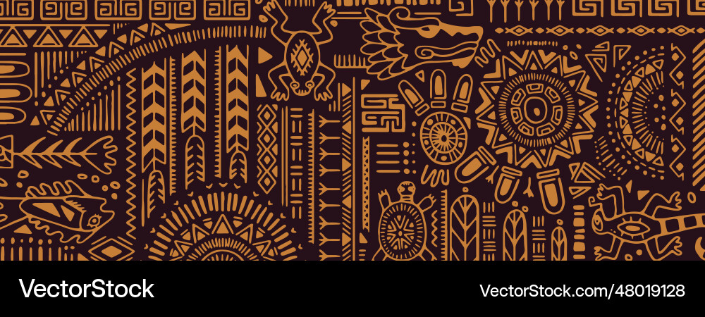 Tribal Ethnic Patterns Royalty Free Vector Image