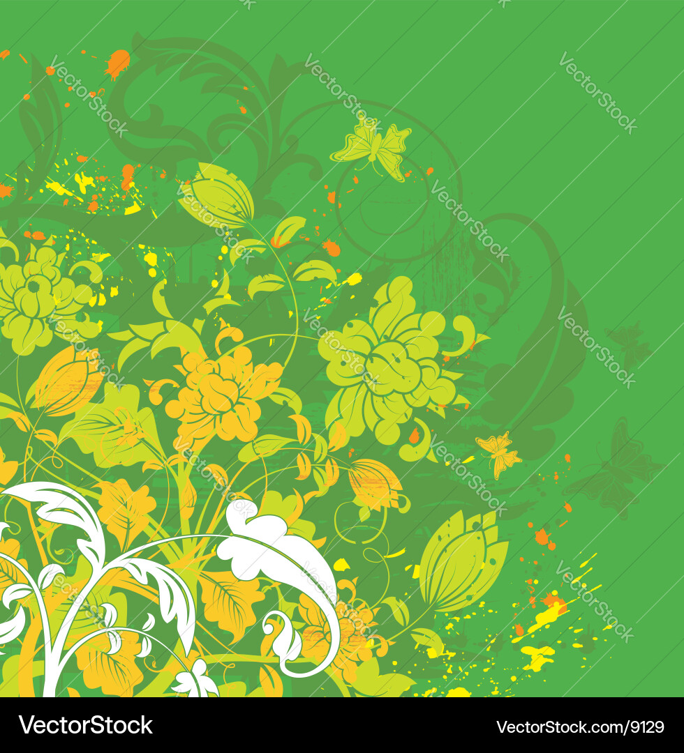 Background flower Royalty Free Vector Image - VectorStock