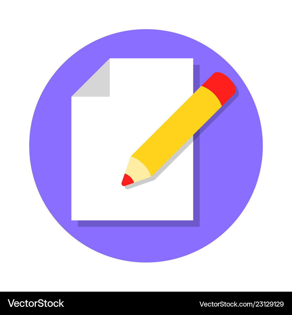 Edit document icon Royalty Free Vector Image - VectorStock