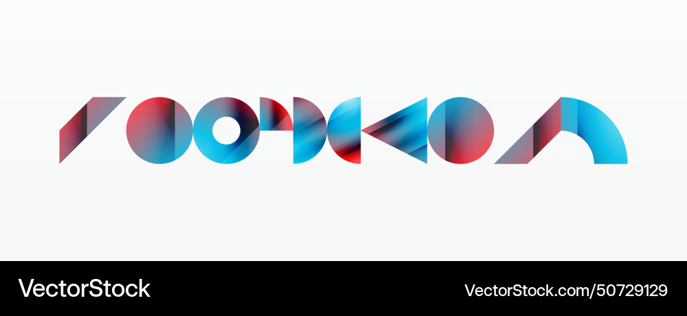 Triangle and circle minimalist composition simple Vector Image