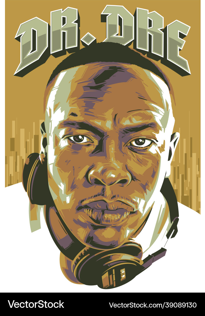 Dr dre Royalty Free Vector Image - VectorStock