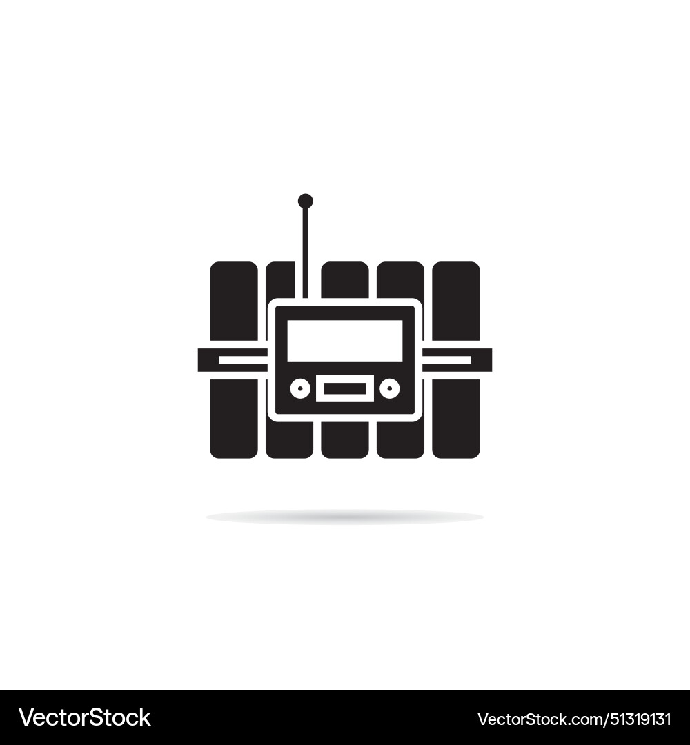 Timer bomb icon Royalty Free Vector Image - VectorStock