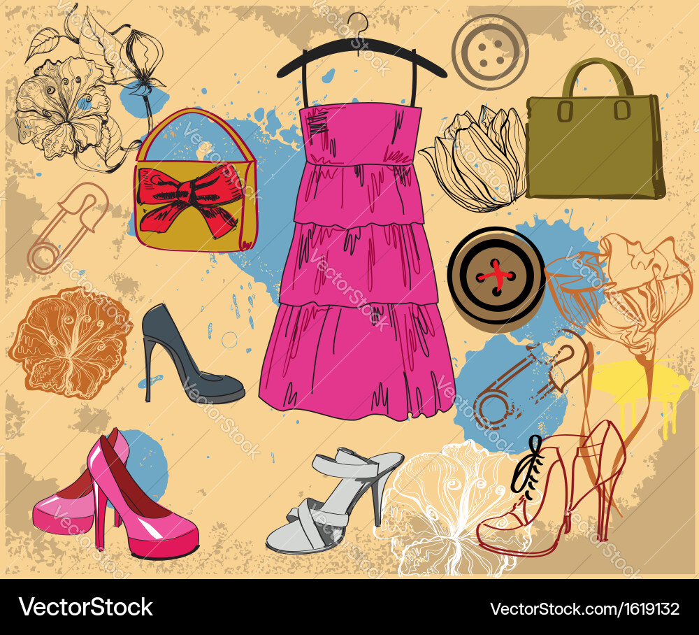 Fashion background Royalty Free Vector Image - VectorStock