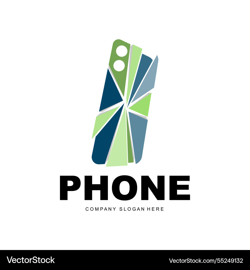 Smartphone logo communication electronics modern Vector Image