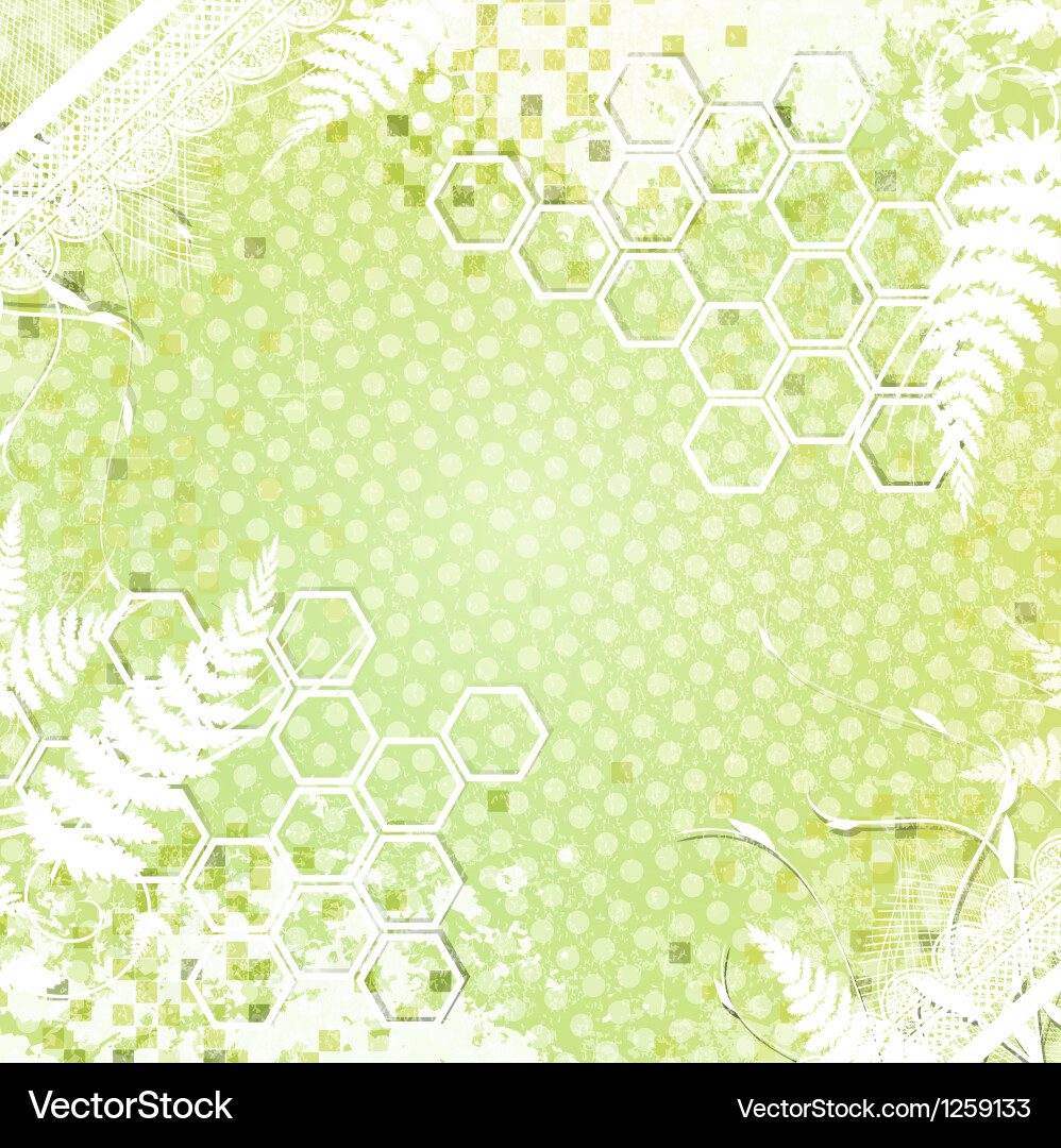 Green spring background Royalty Free Vector Image