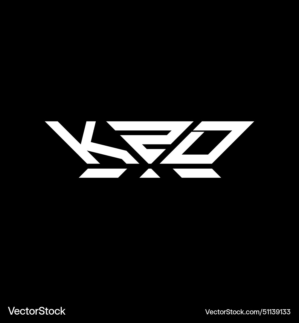 Kzd letter logo design kzd simple and modern logo Vector Image