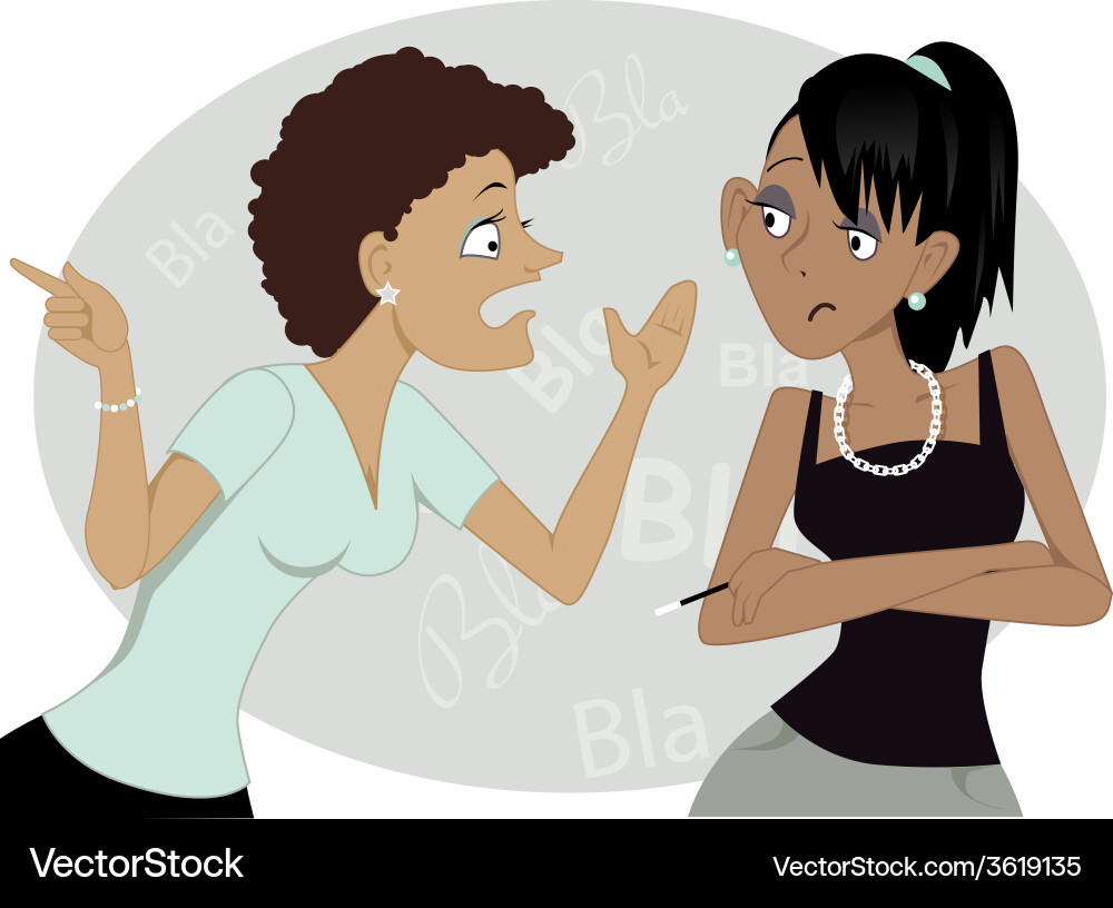 Gossiping women Royalty Free Vector Image - VectorStock