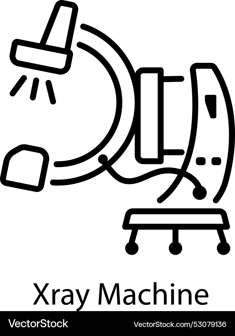 Xray machine Royalty Free Vector Image - VectorStock