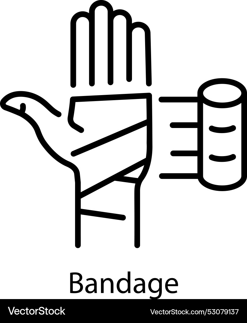 Bandage Royalty Free Vector Image - VectorStock