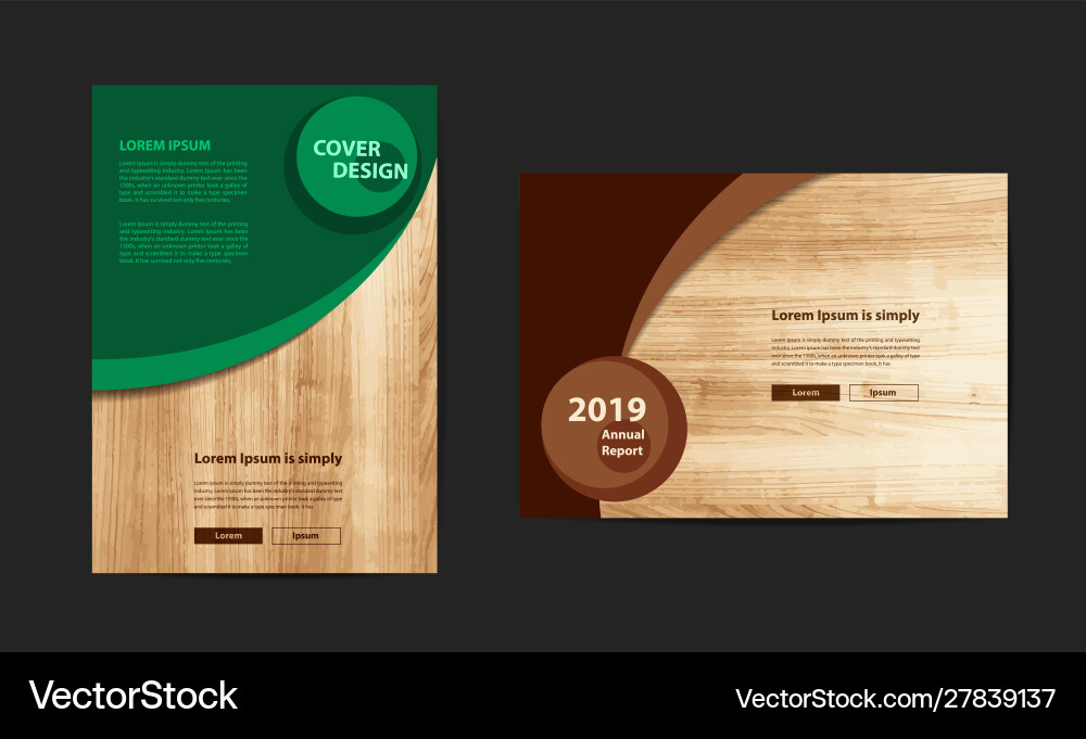 Poster flyer pamphlet brochure cover design Vector Image