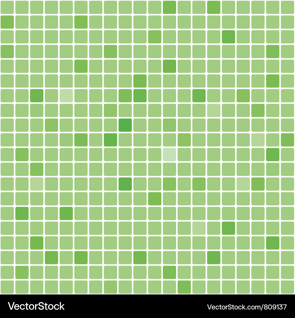 Seamless digital green square texture Royalty Free Vector