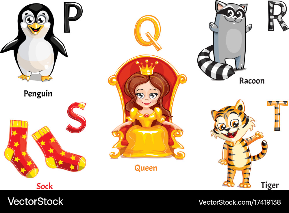 Alphabet for kids Royalty Free Vector Image - VectorStock