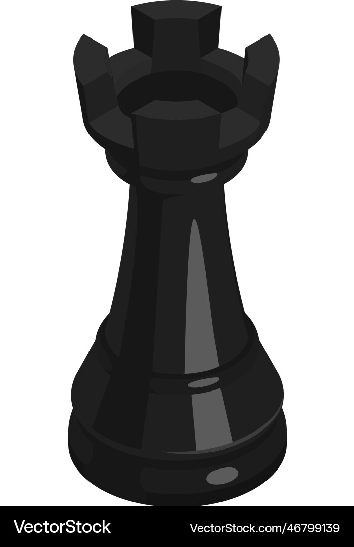 Rook isometric icon Royalty Free Vector Image - VectorStock