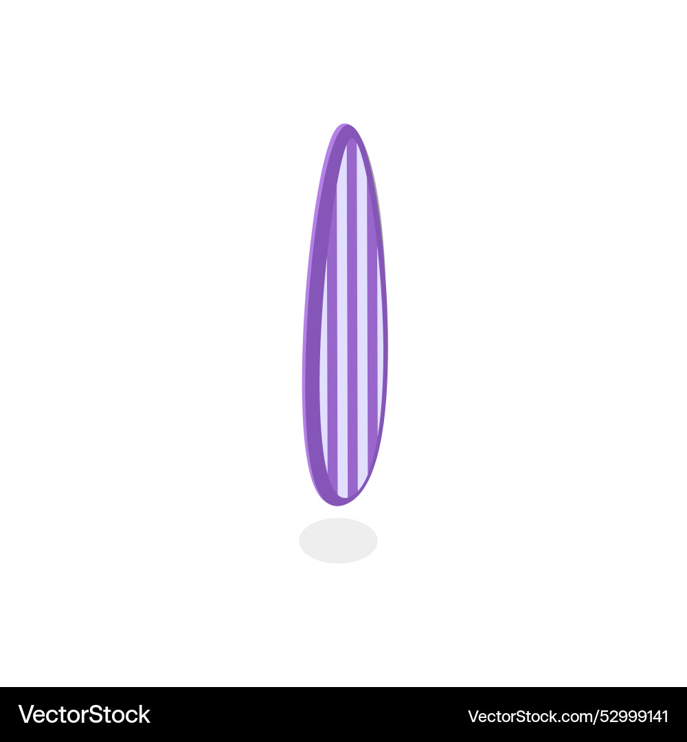 3d isometric flat set of surfboards item 8 Vector Image