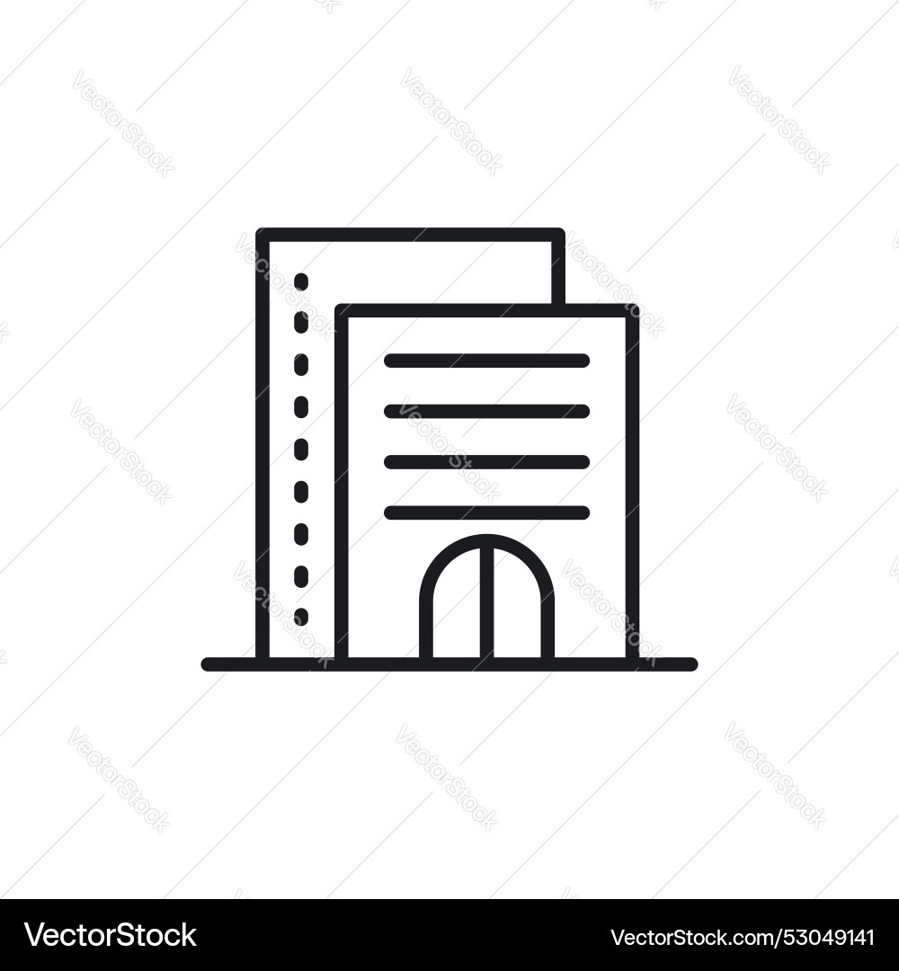 Build icon isolated on white background Royalty Free Vector