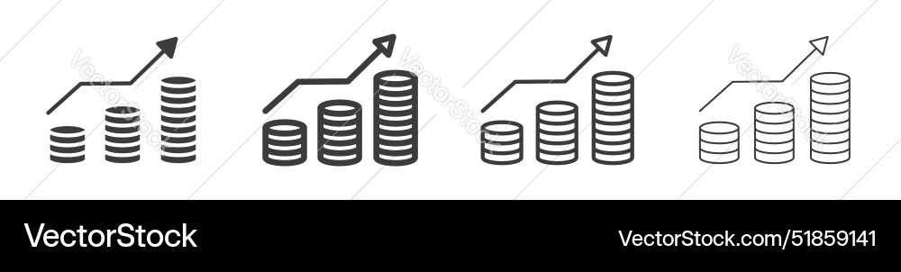 Earning icon Royalty Free Vector Image - VectorStock