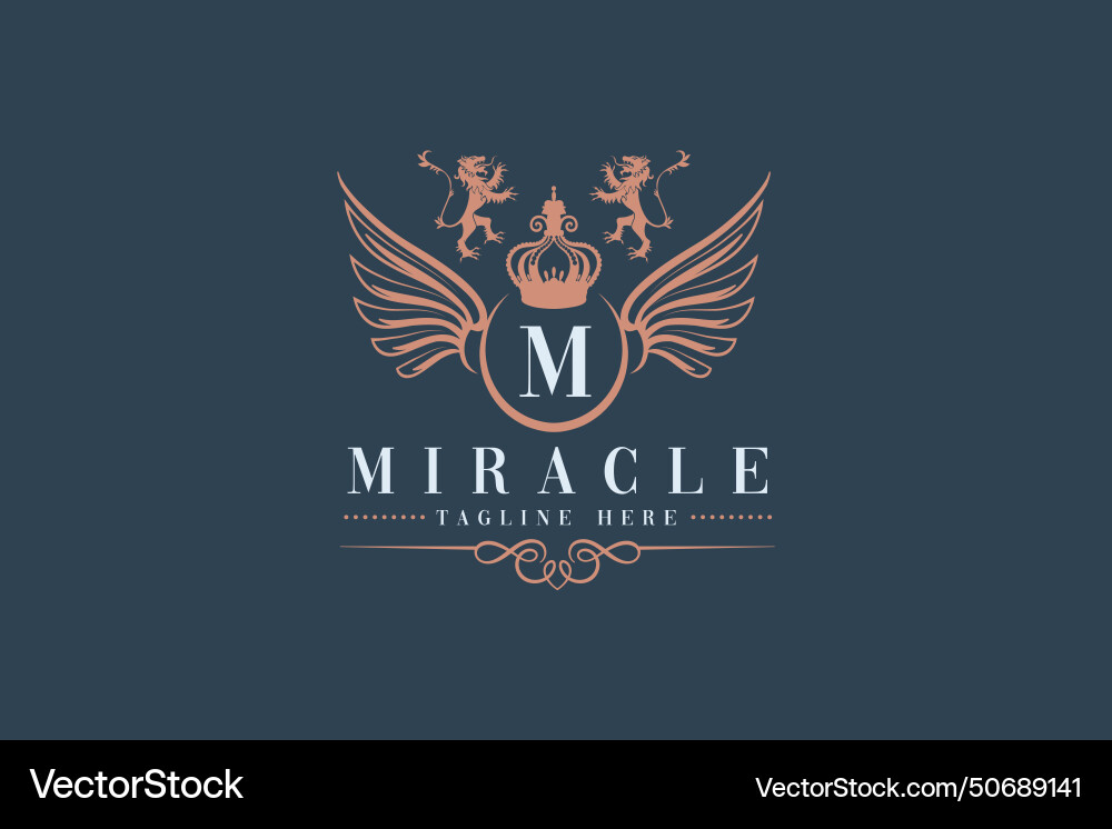 Logo miracle Royalty Free Vector Image - VectorStock