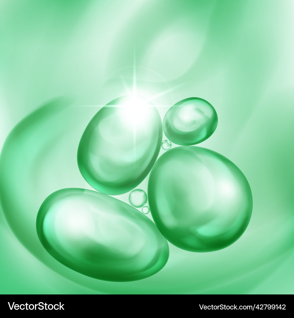 Air bubbles in water Royalty Free Vector Image