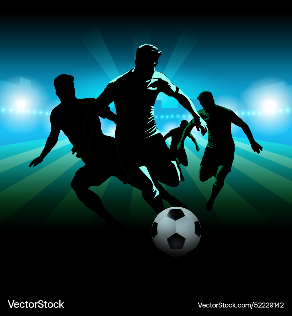 Football championship Royalty Free Vector Image