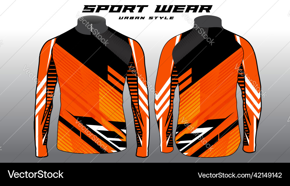 Jersey motocross digital sport expressive Vector Image
