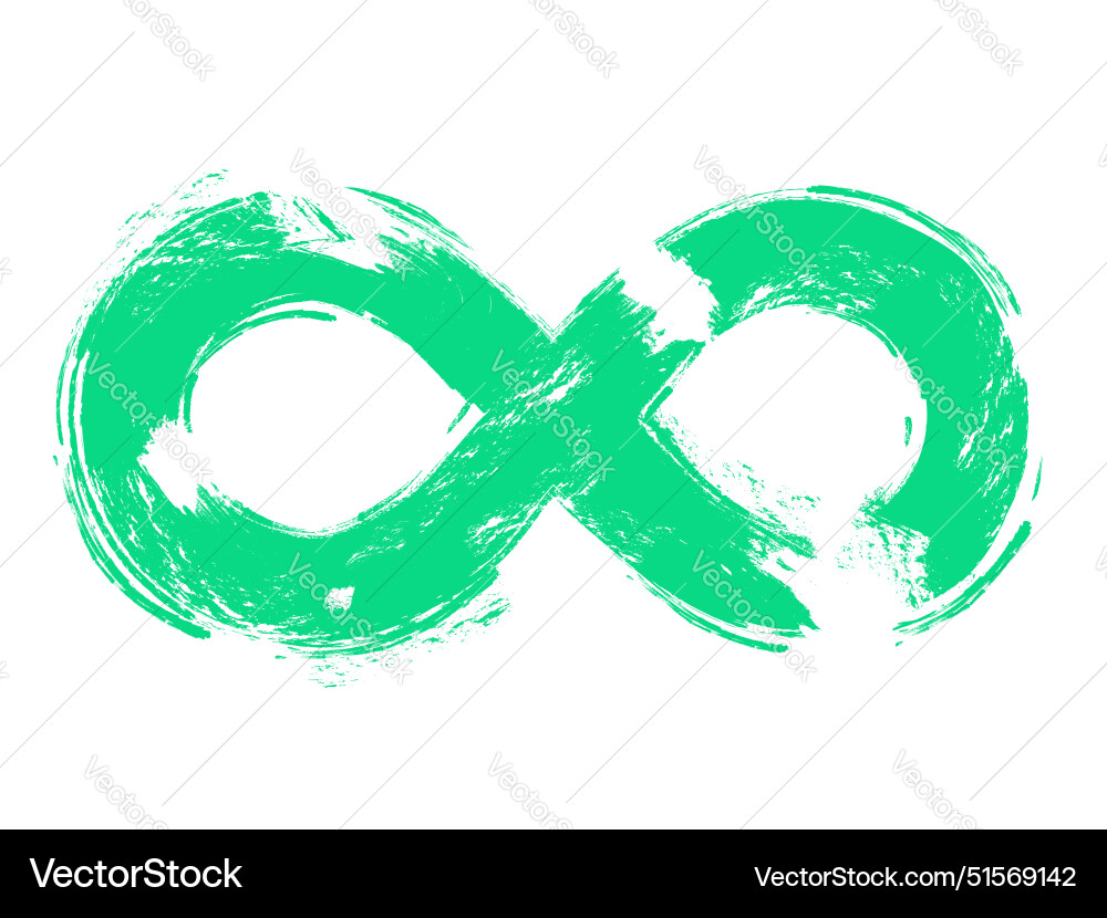 Roughness a007unlimited symbol Royalty Free Vector Image