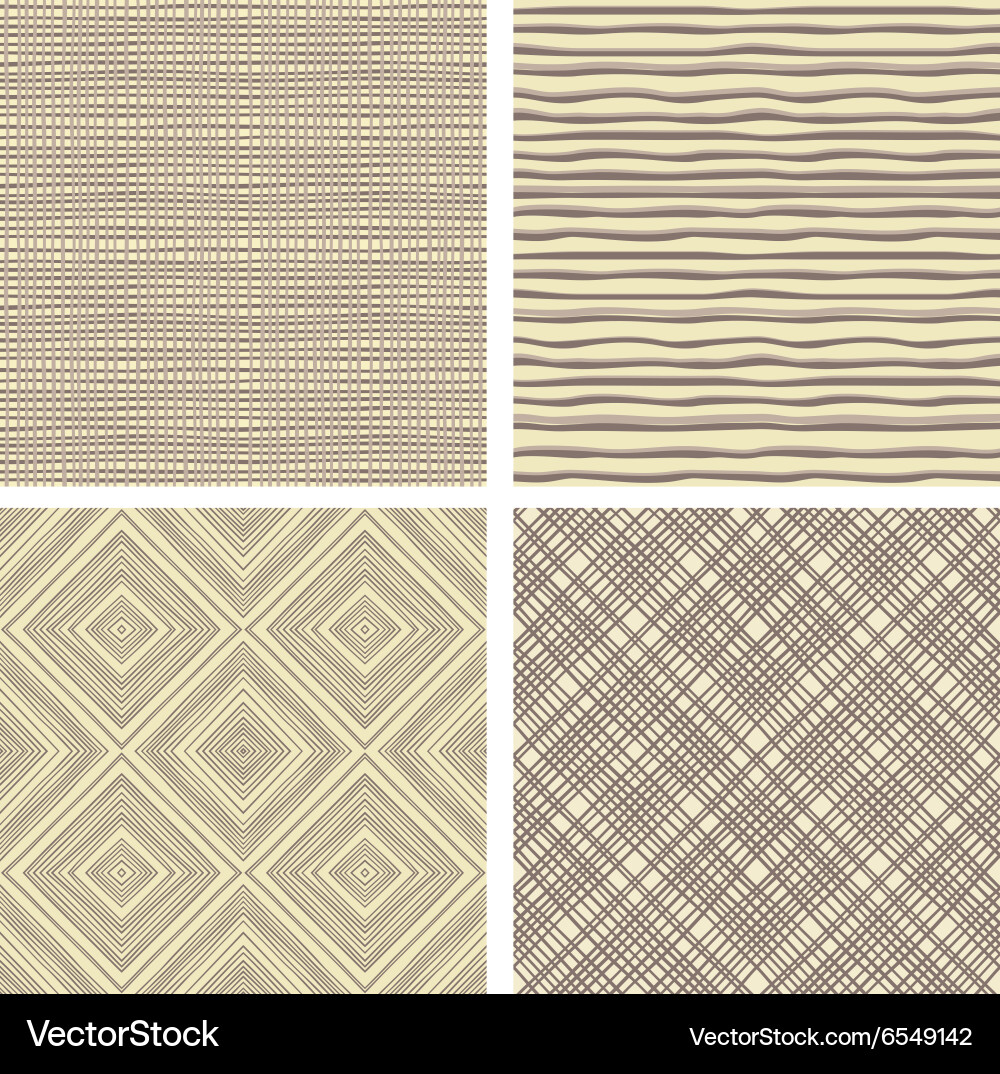 Set of seamless patterns backgrounds Royalty Free Vector