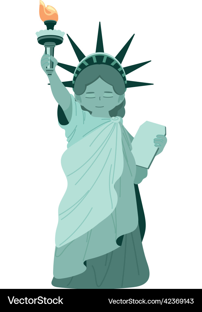 Statue of liberty Royalty Free Vector Image - VectorStock