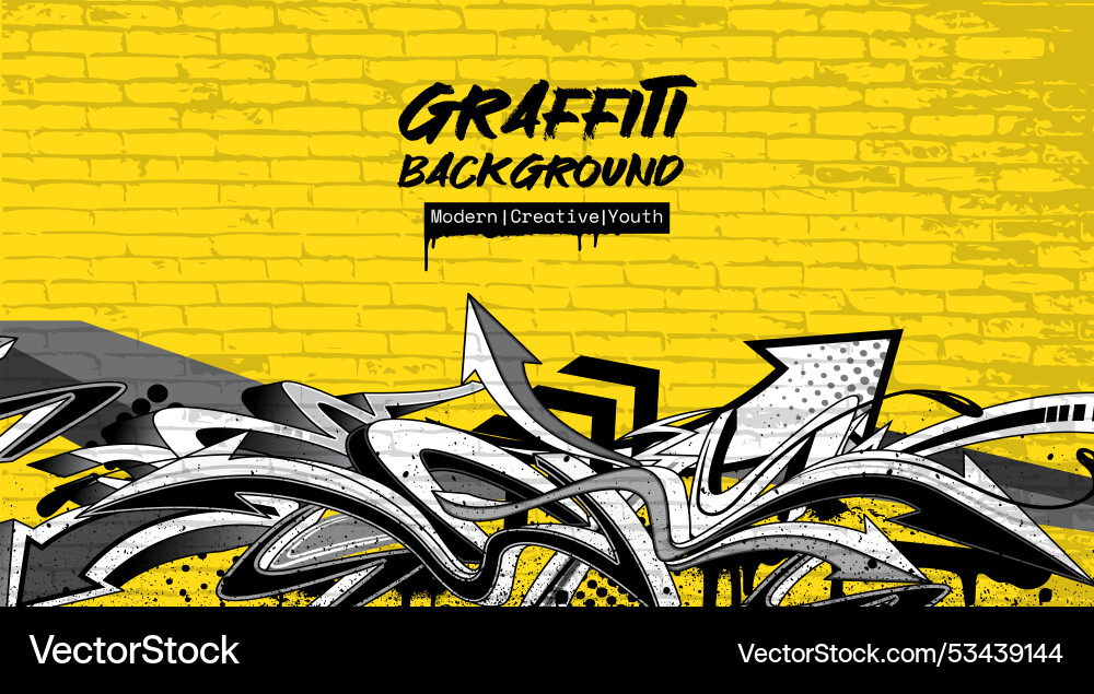 Graffiti background 10 Royalty Free Vector Image