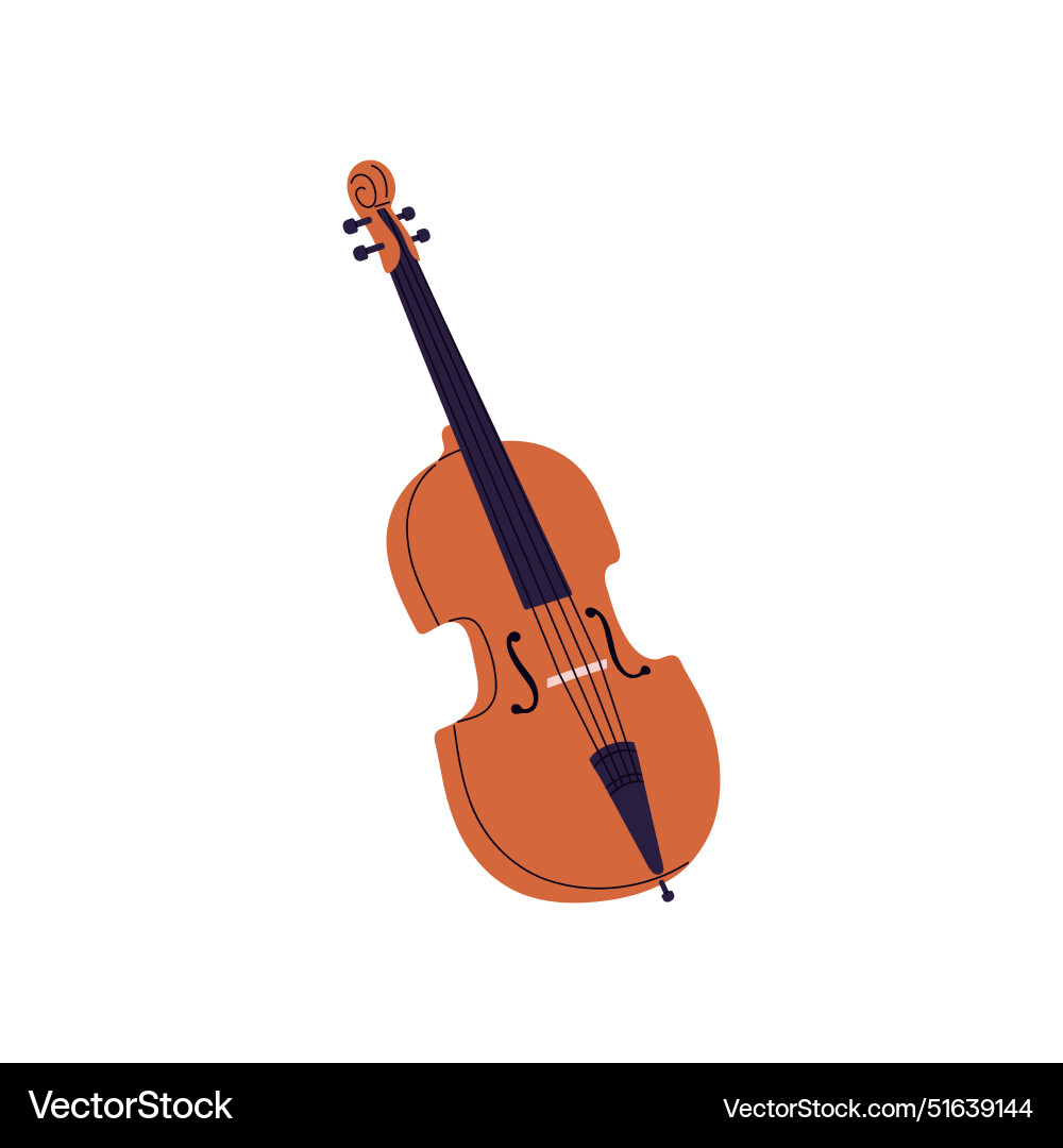 Professional cello violoncello wooden viola Vector Image