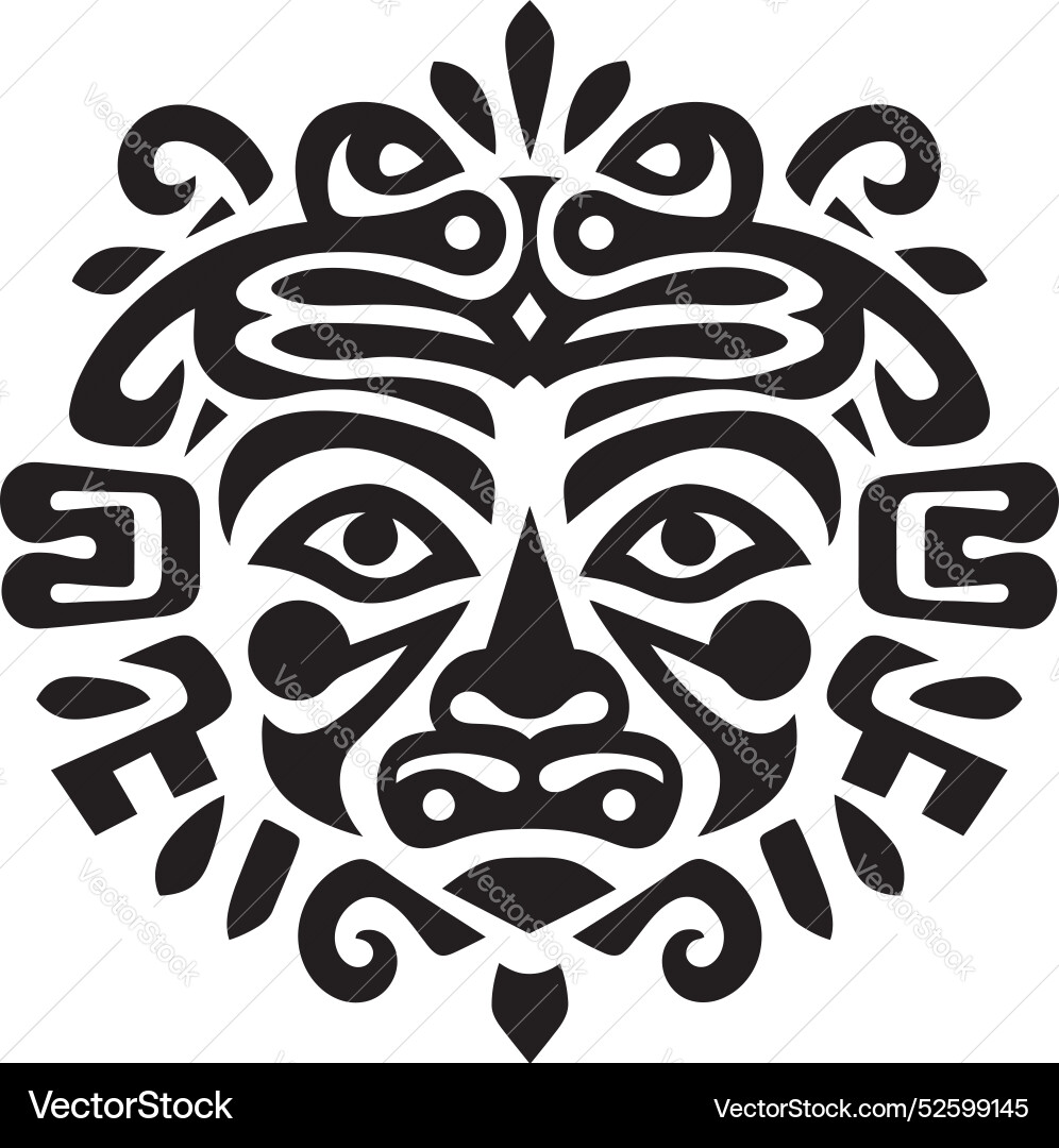 Indigenous impressions logo inspired by vibrant Vector Image
