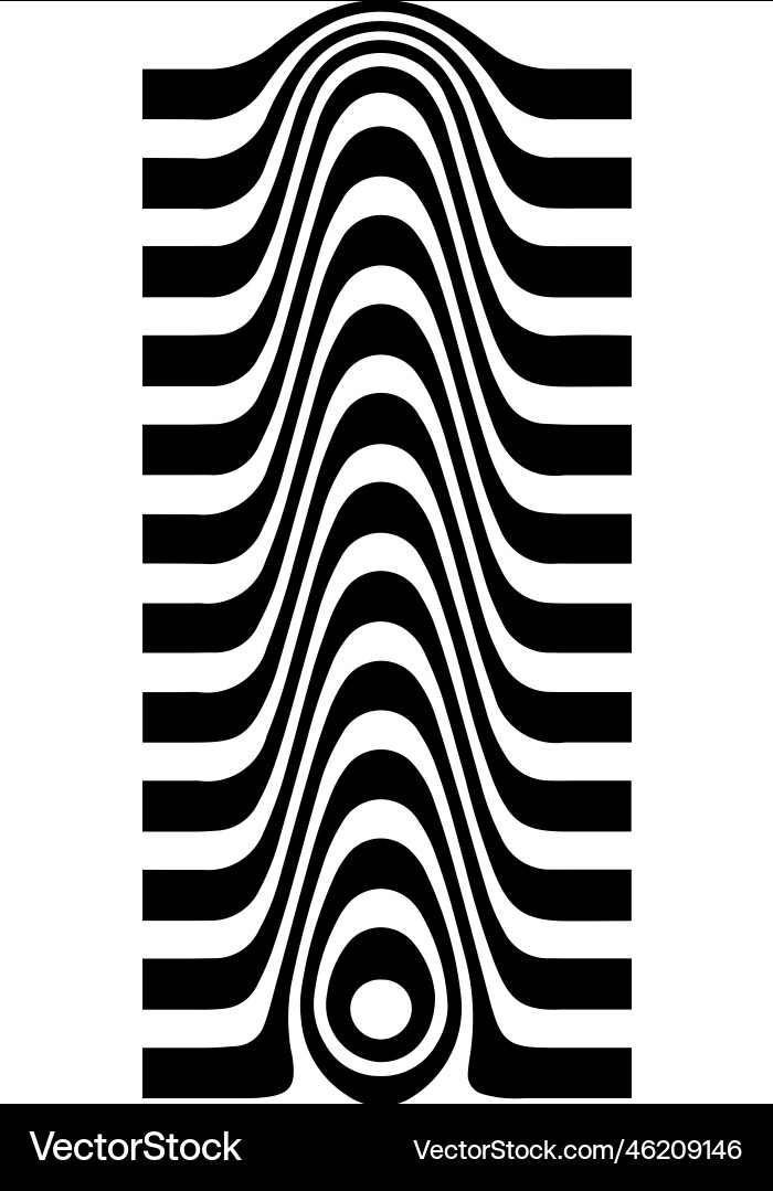 Distorted Liquid I Sign Royalty Free Vector Image