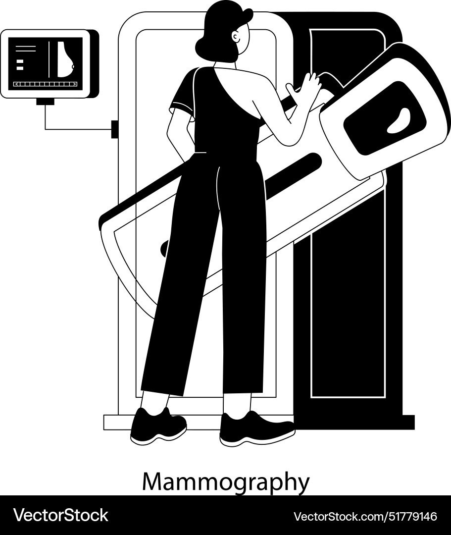 Mammography Royalty Free Vector Image - VectorStock