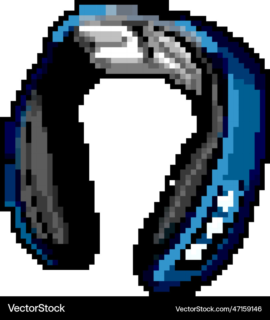 Shoulder neck massage game pixel art Royalty Free Vector