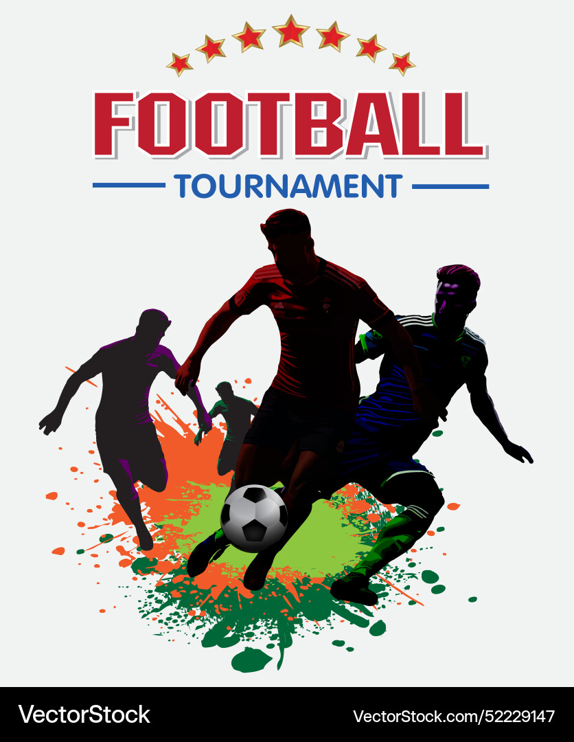 Football tournament Royalty Free Vector Image - VectorStock