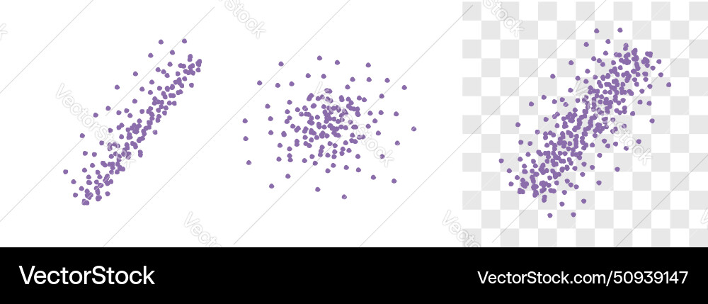 Stipple grain brush small dots texture modern Vector Image