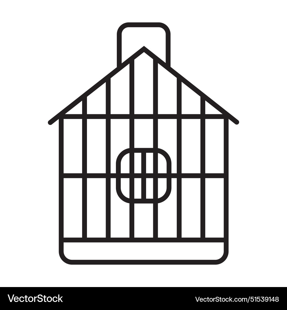 Bird cage icon Royalty Free Vector Image - VectorStock