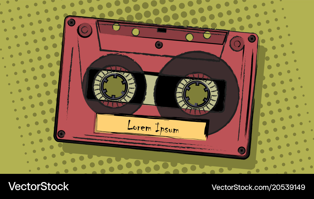 Cassette Royalty Free Vector Image - VectorStock