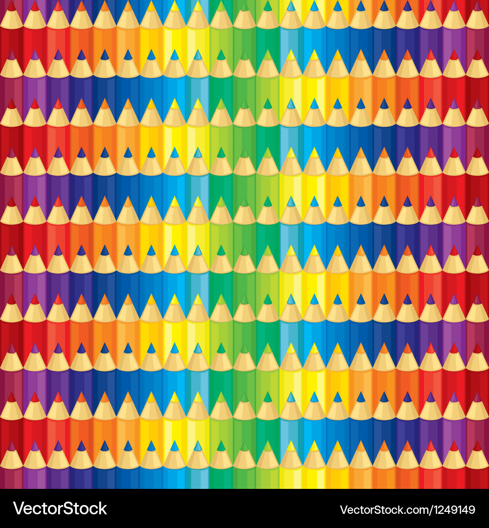 Pencil pattern Royalty Free Vector Image - VectorStock