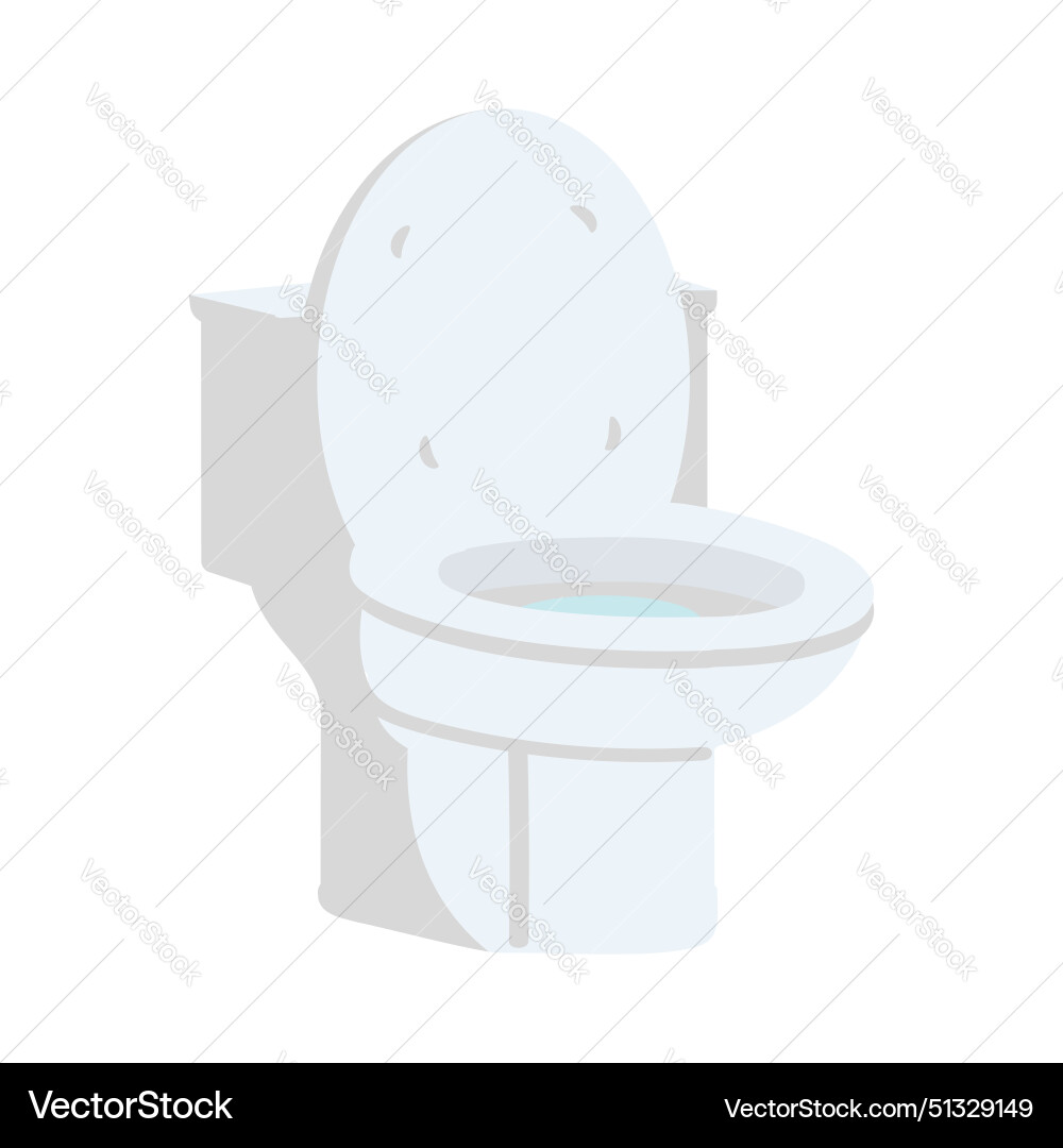 Toilet bowl design concept Royalty Free Vector Image