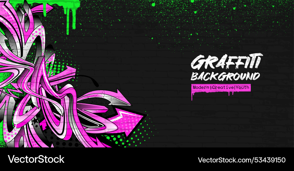 Graffiti background 6 Royalty Free Vector Image