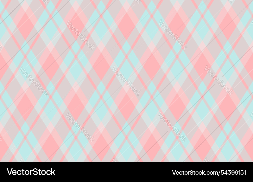 Argyle pattern of geometric rhombus harlequin Vector Image