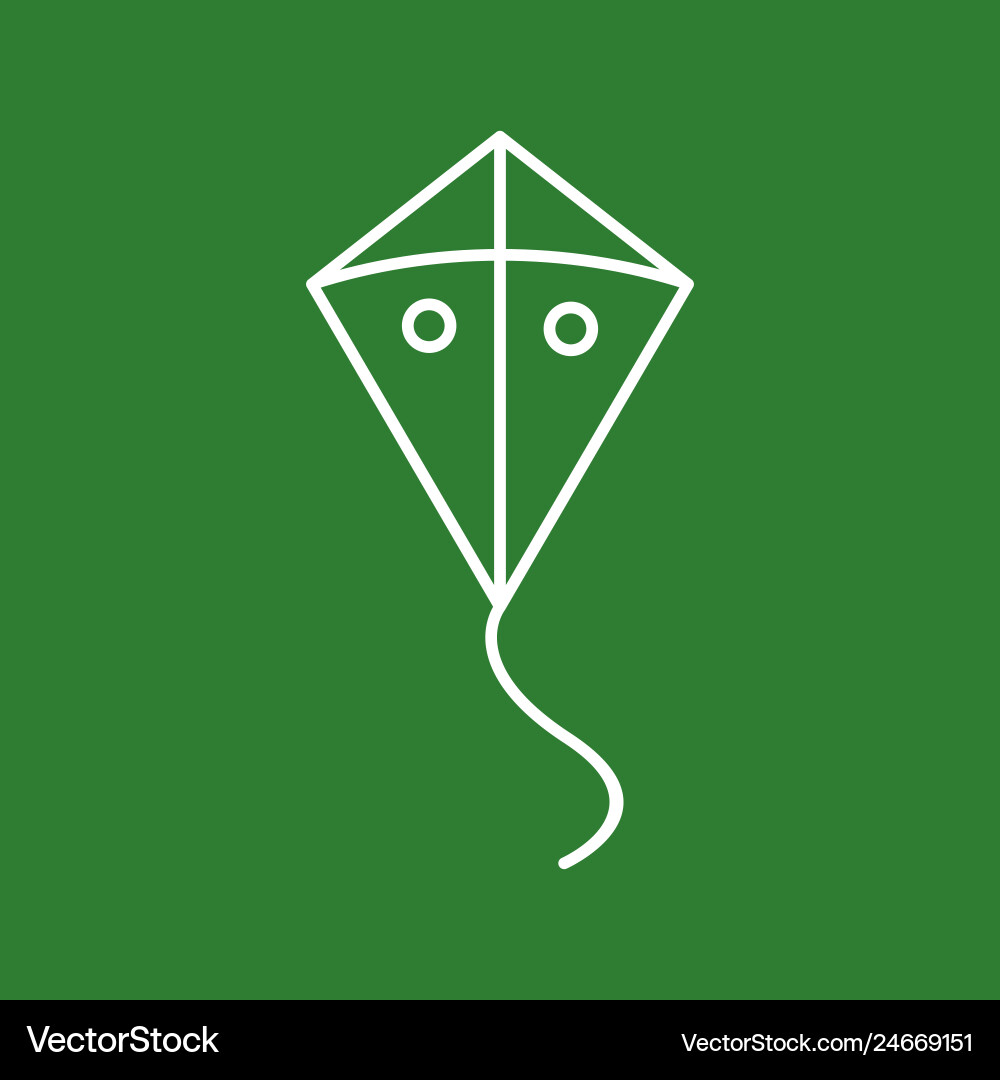 Kite icon Royalty Free Vector Image - VectorStock